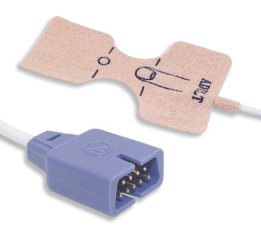 Nellcor Single Use Adhesive Adult SpO2 Finger Probe - Reflex Medical